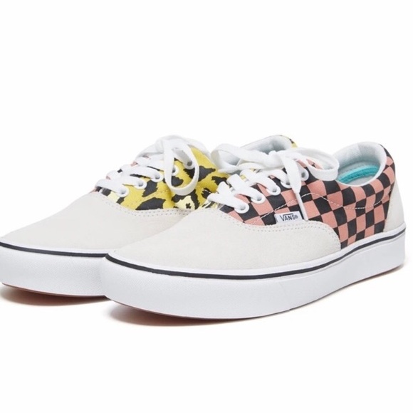 Vans | Shoes | Comfycush Era Mixed Media Whitemulti | Poshmark